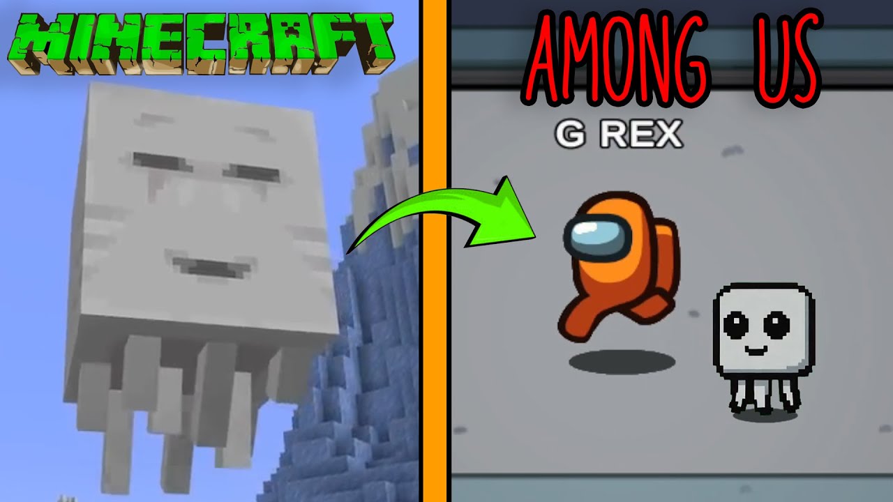 *NEW* Minecraft Happy Ghast Pet in Among Us - YouTube