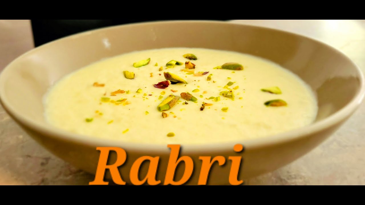 Rabri recipe | Danedar and lachedar rabri recipe - YouTube