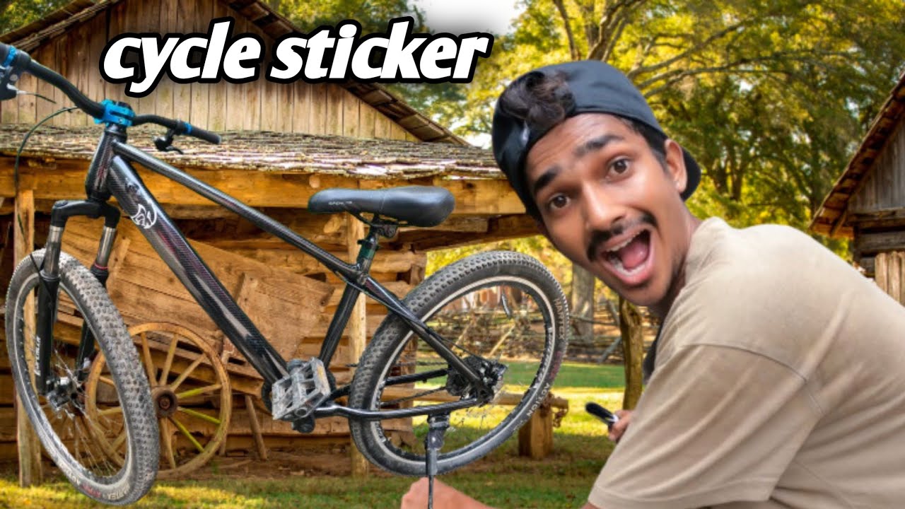 How to modify a bicycle Custom sticker installationl MTB Sticker ...