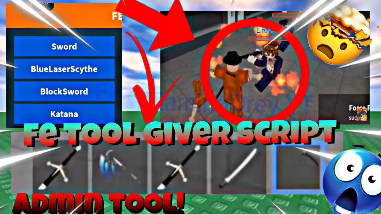 Roblox Tool Giver Script [FE] | Admin Tool Giver 🔥OP🔥 | Hydrogen,Fluxus ...