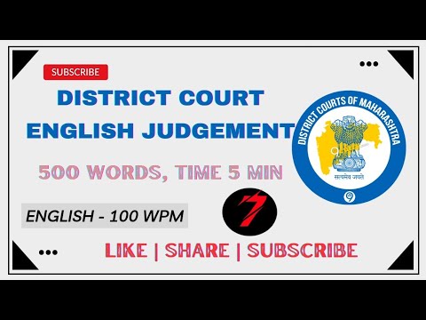 English legal dictation 100 wpm | English judgement | @Stenolearner ...