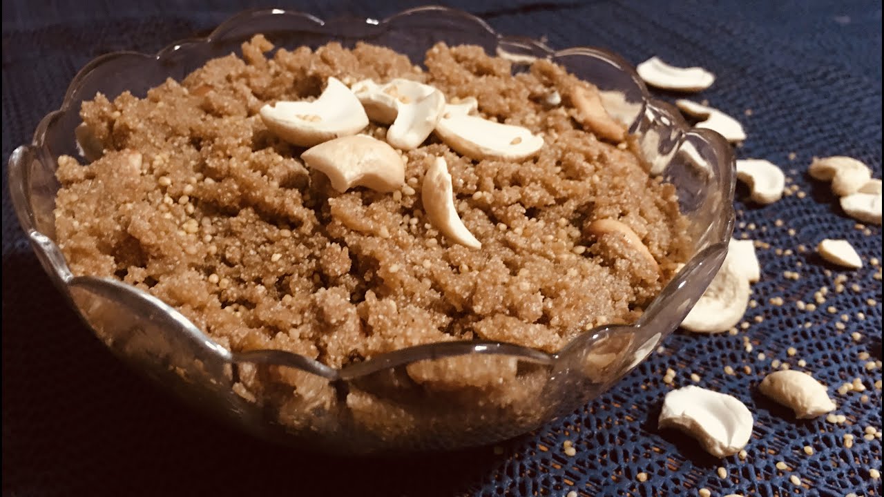 foxtail millet halwa|thinai halwa in 10 mins.|easy and healthy halwa ...