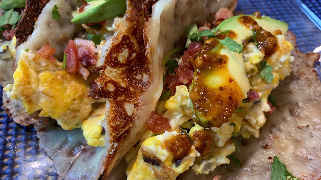 DESAYUNO TACOS KETO , FÁCIL Y DELICIOSO - YouTube