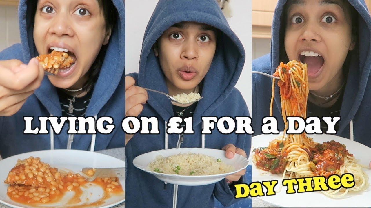 living on £1 a day for a week - day three - YouTube