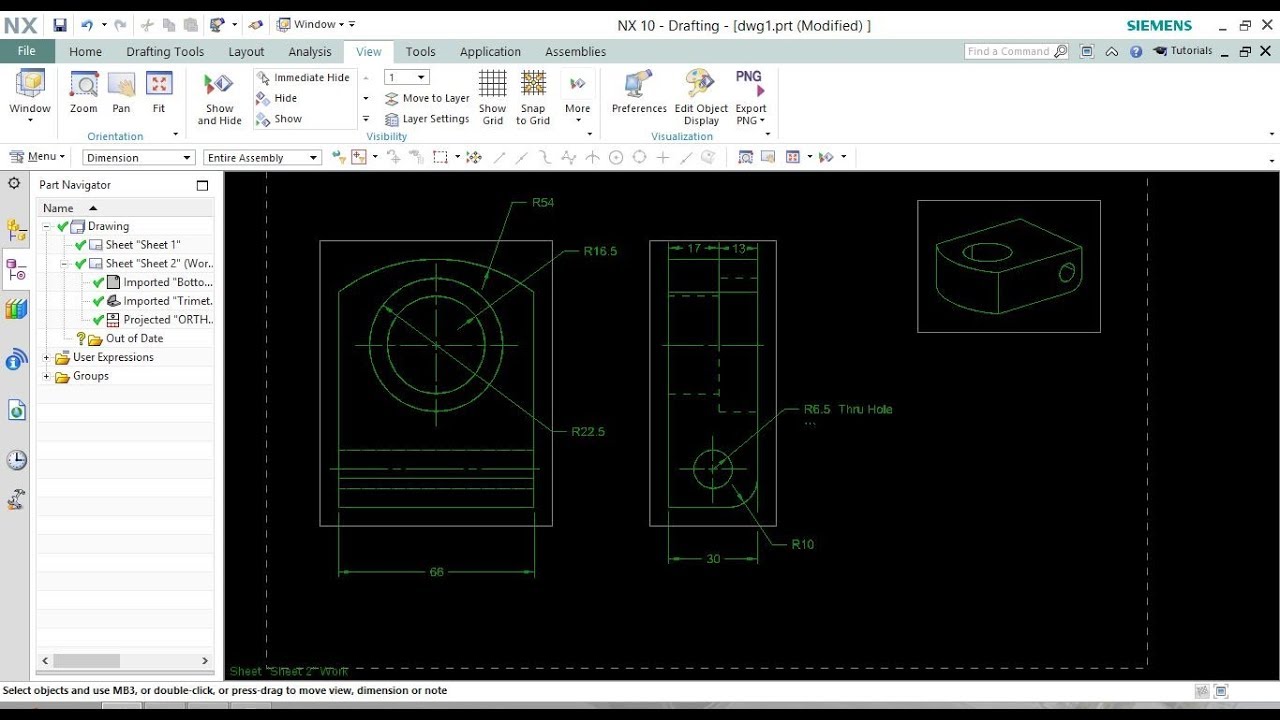 NX detailing/drafting for beginners - YouTube