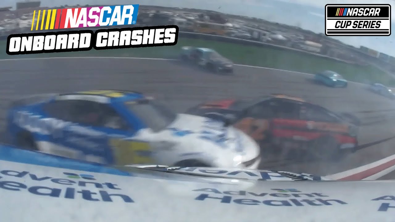 2024 NASCAR Cup Series Onboard Crashes (Part 1) - YouTube