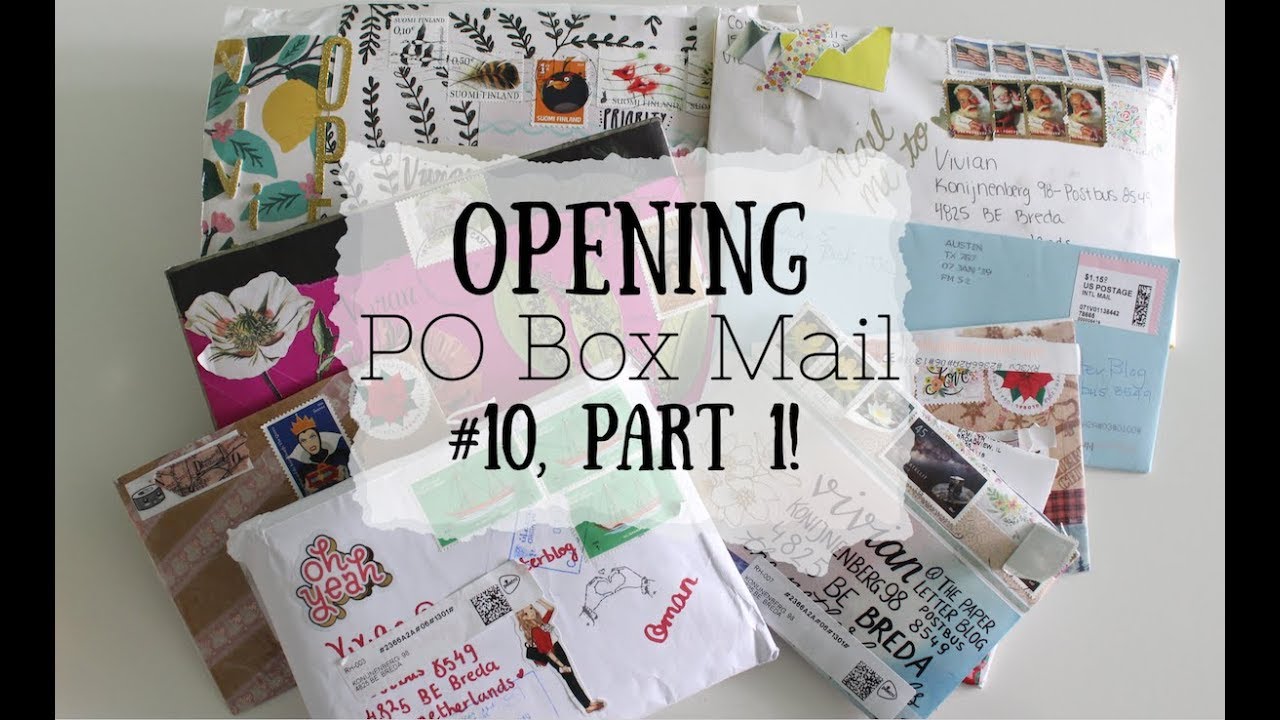 Opening PO Box Mail #10 Part 1! - YouTube
