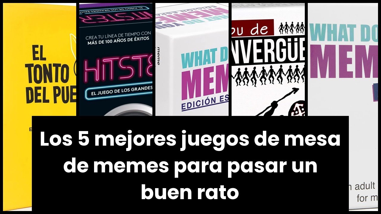 MEME JUEGO DE MESA: Los 5 mejores juegos de mesa de memes para pasar un ...
