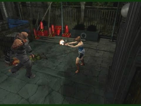 Resident Evil 3 - Jill vs Nemesis (RPD Fight #1) Hard Mode