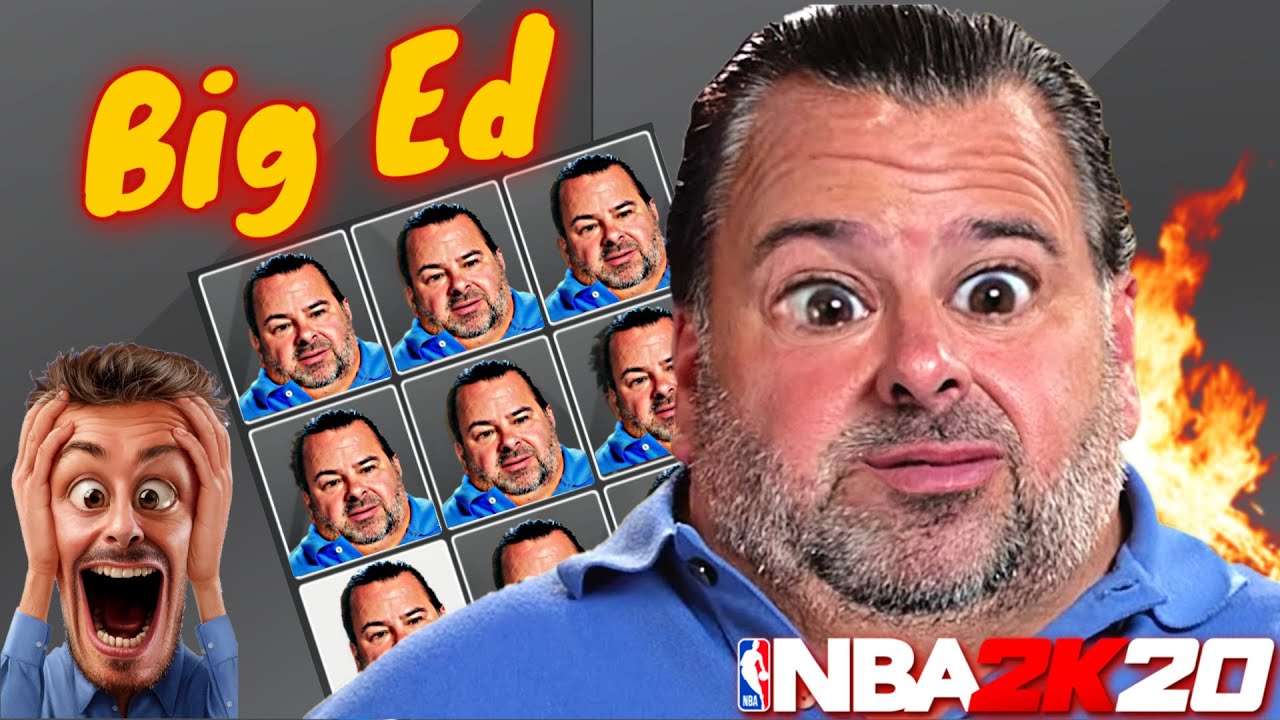 Best Big Ed Face Creation Tutorial | Ed the LEGEND in NBA 2K20! - YouTube