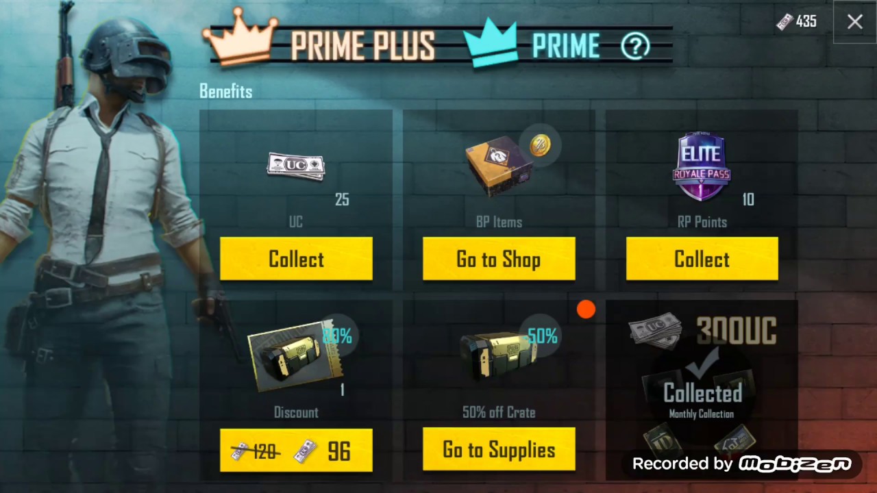 Prime plus and prime subscription of pubg. - YouTube