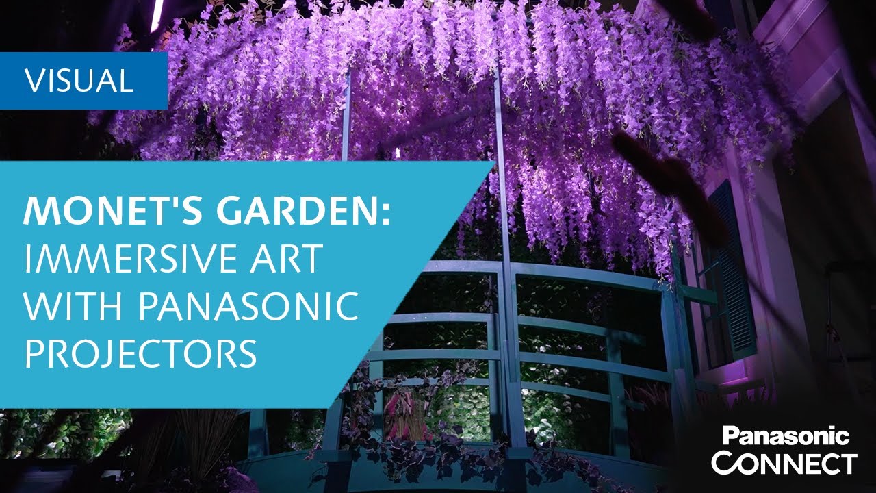 MONET'S GARDEN: Immersive Art Experience with Panasonic Projectors ...
