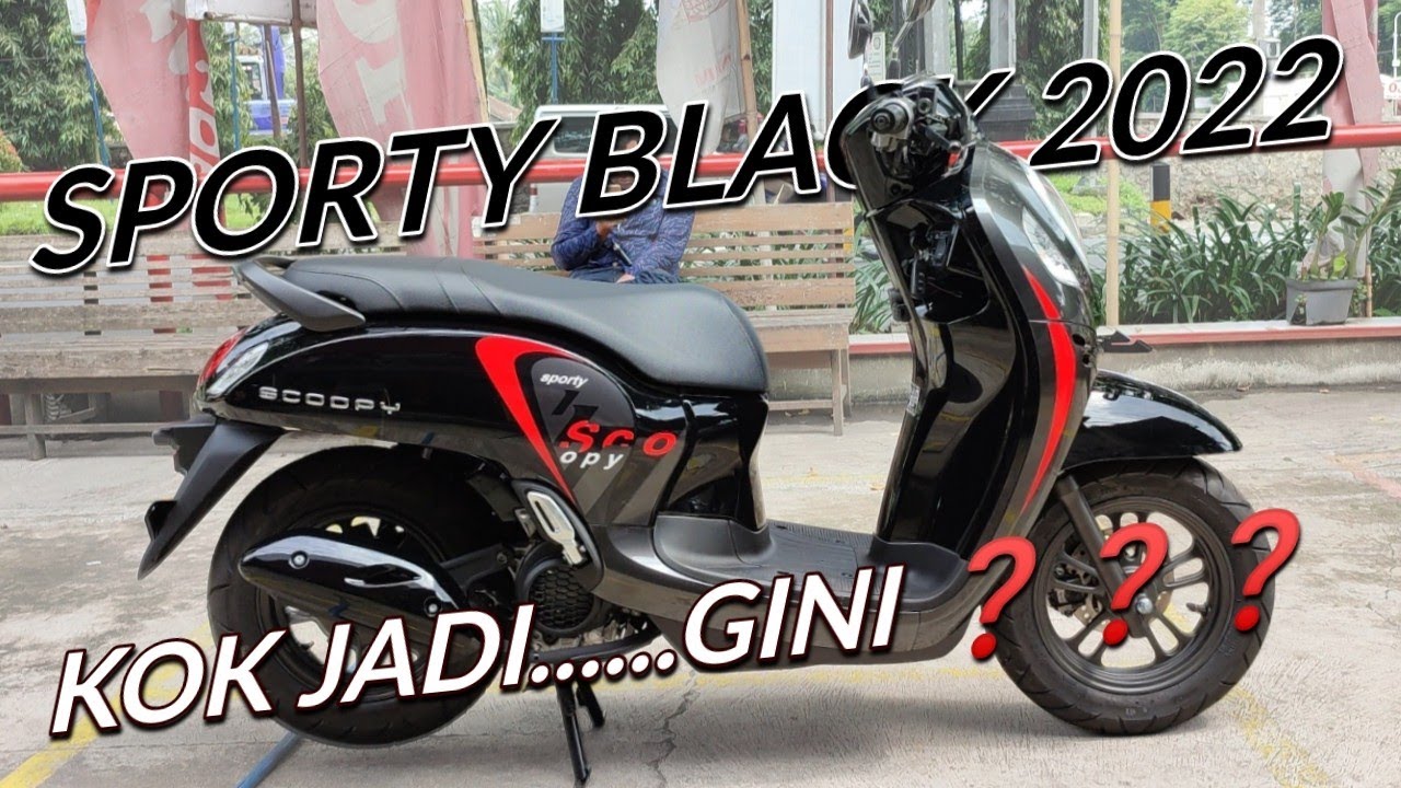 Scoopy Sporty Black 2022 - YouTube