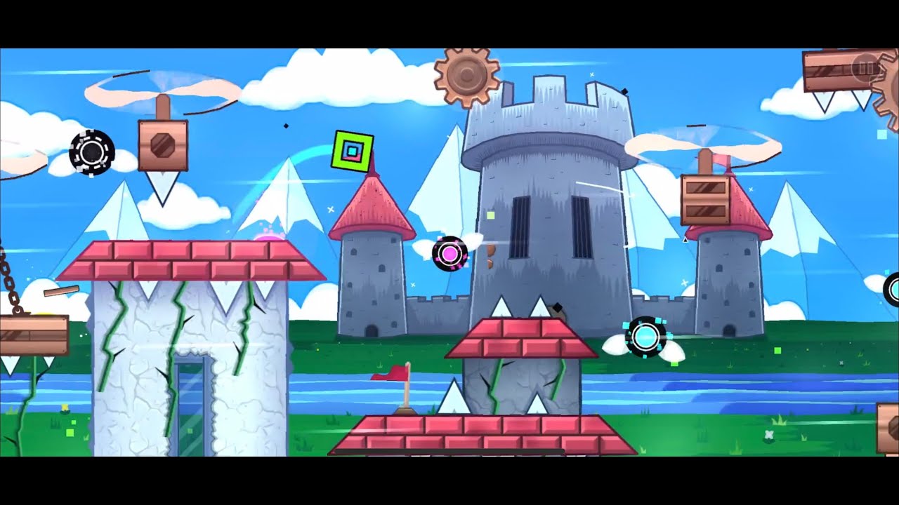 "Glorious Fortress" by JamAttack, Easy Demon 100% | Geometry Dash - YouTube