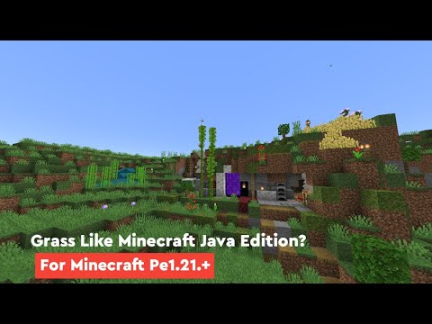 Texturpack Optifine Grass (Update!) Support Mcpe 1.20/1.21.+ - YouTube