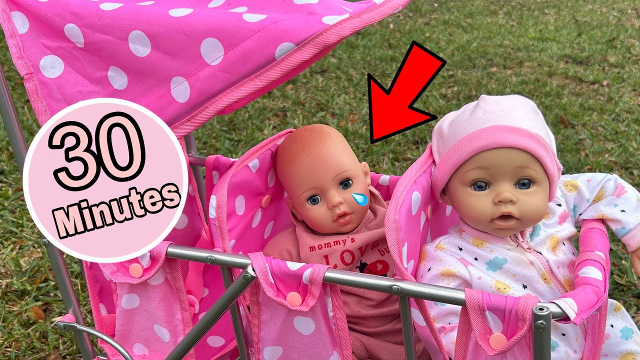 Babysitting Baby doll in the Nursery compilation ☀️| Baby dolls morning ...
