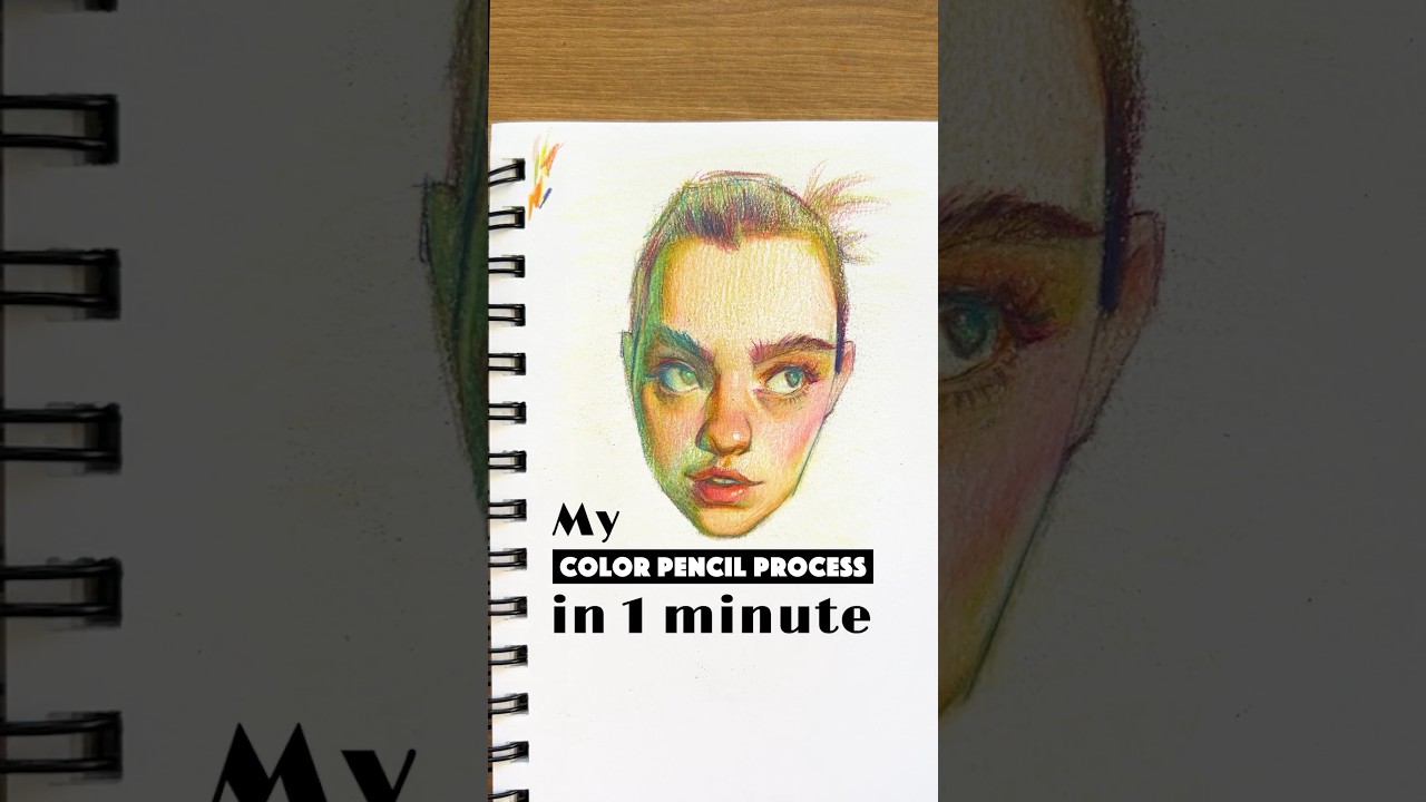 Step By Step Colored Pencil Portraits Colored Pencil Portrait Tutorial