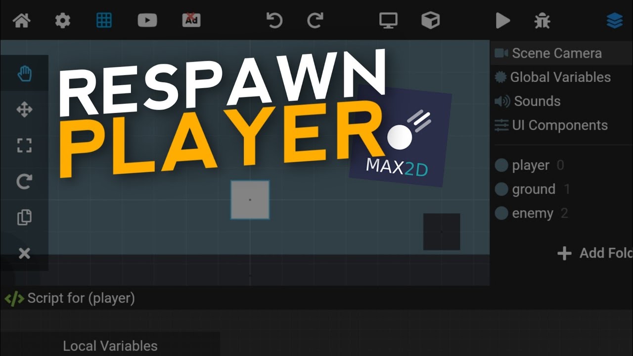 Respawn player in Max2d | TaSh - YouTube