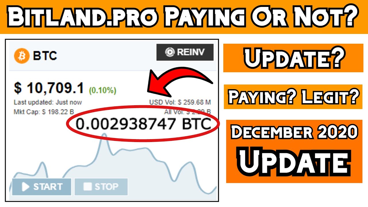 Bitland.pro I Free Bitcoin mining website | Paying or not? | Live Proof ...