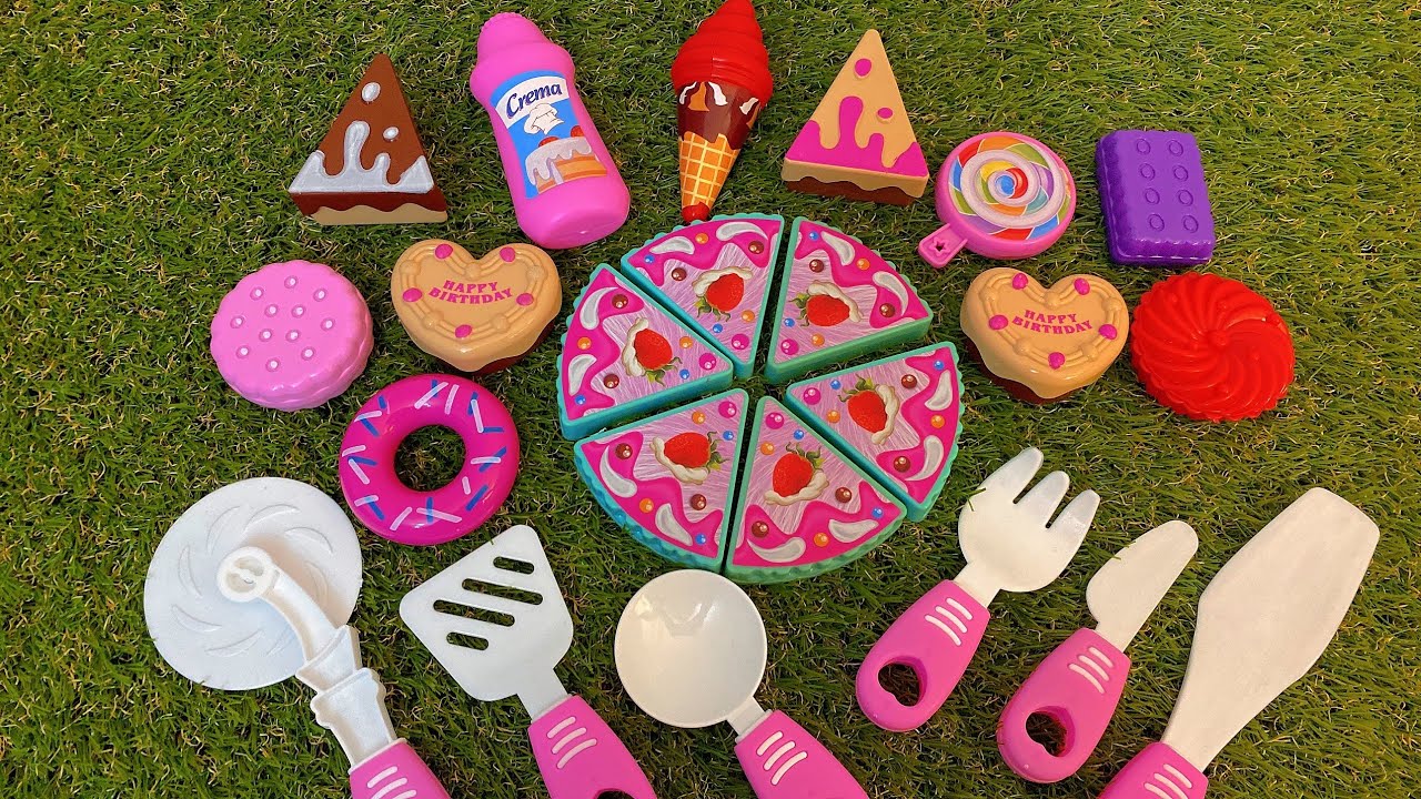 Satisfying with Unboxing Cute Pink Baby Alive Doll Kitchen Set Toys ...