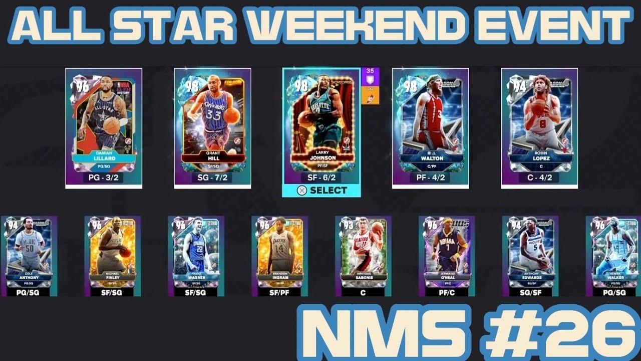 ALL STAR WEEKEND EVENT 2K25 MYTEAM NMS #26 - YouTube