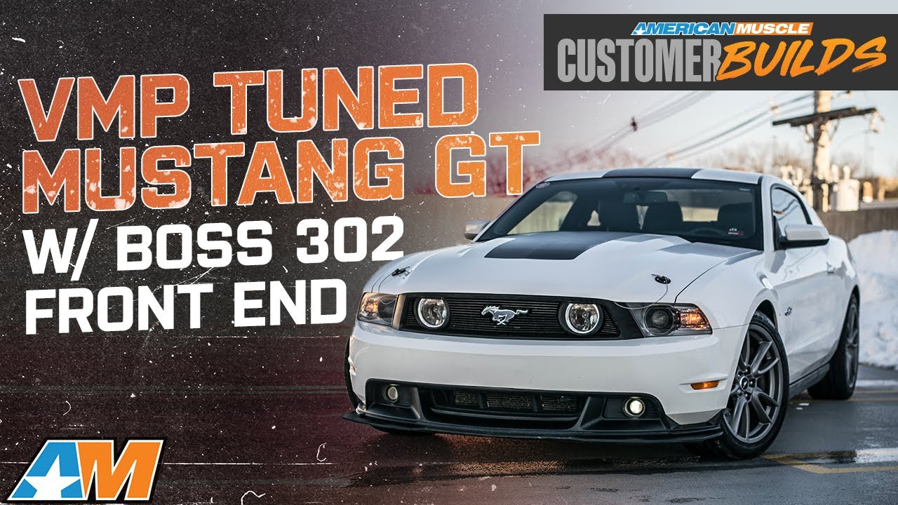 VMP Tuned 2011 Mustang GT with Boss 302 Front Splitter | AmericanMuscle ...