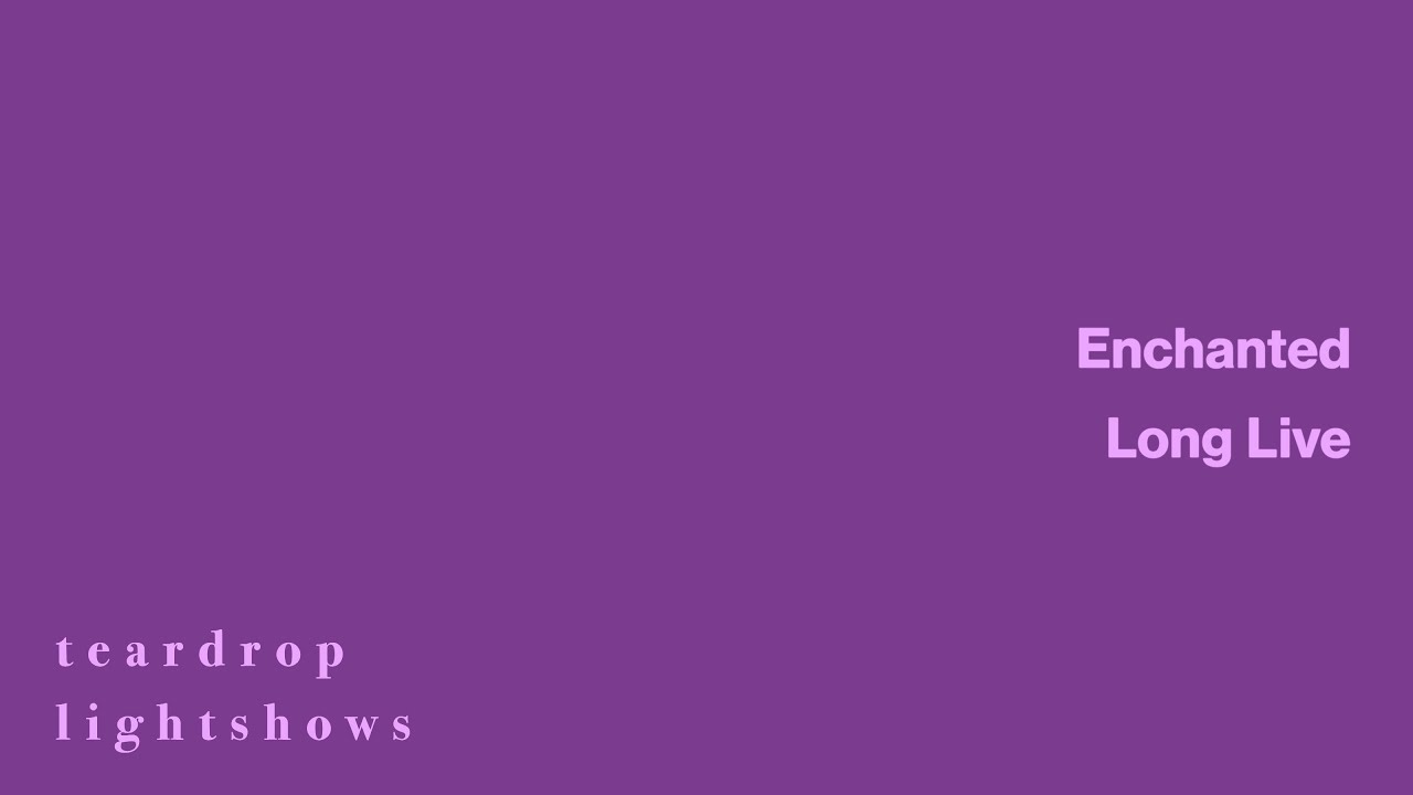 The Eras Tour - Speak Now Era (lightshow) - YouTube