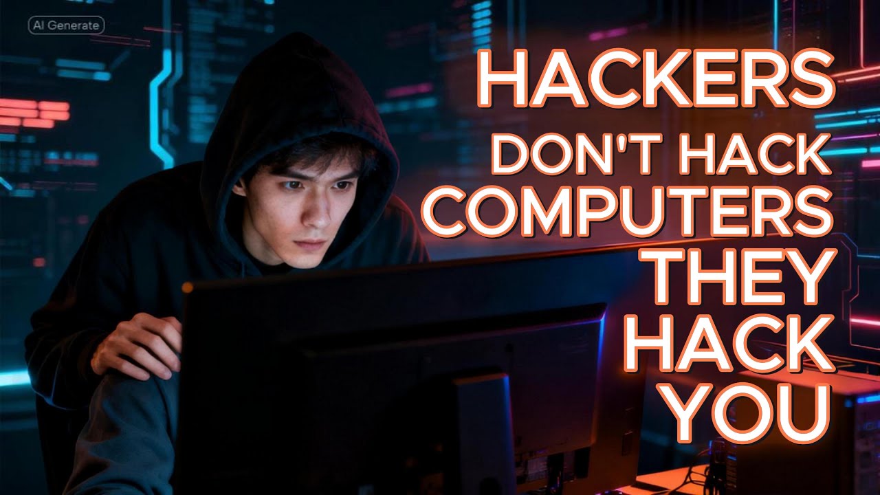 🧠 Hackers Don’t Hack Computers — They Hack PEOPLE (The Truth You Weren ...