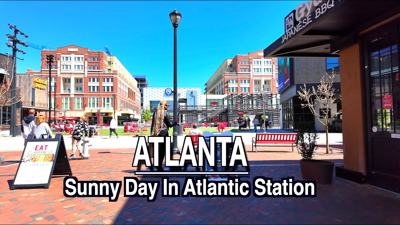 Atlantic Station Stores And Relaxing Walk to Midtown Atlanta Georgia ...