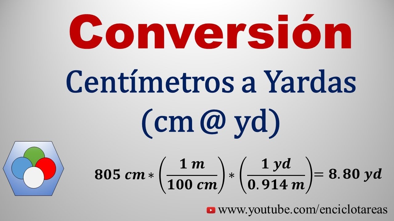 Convertir De Cent metros A Yardas cm A Yd YouTube