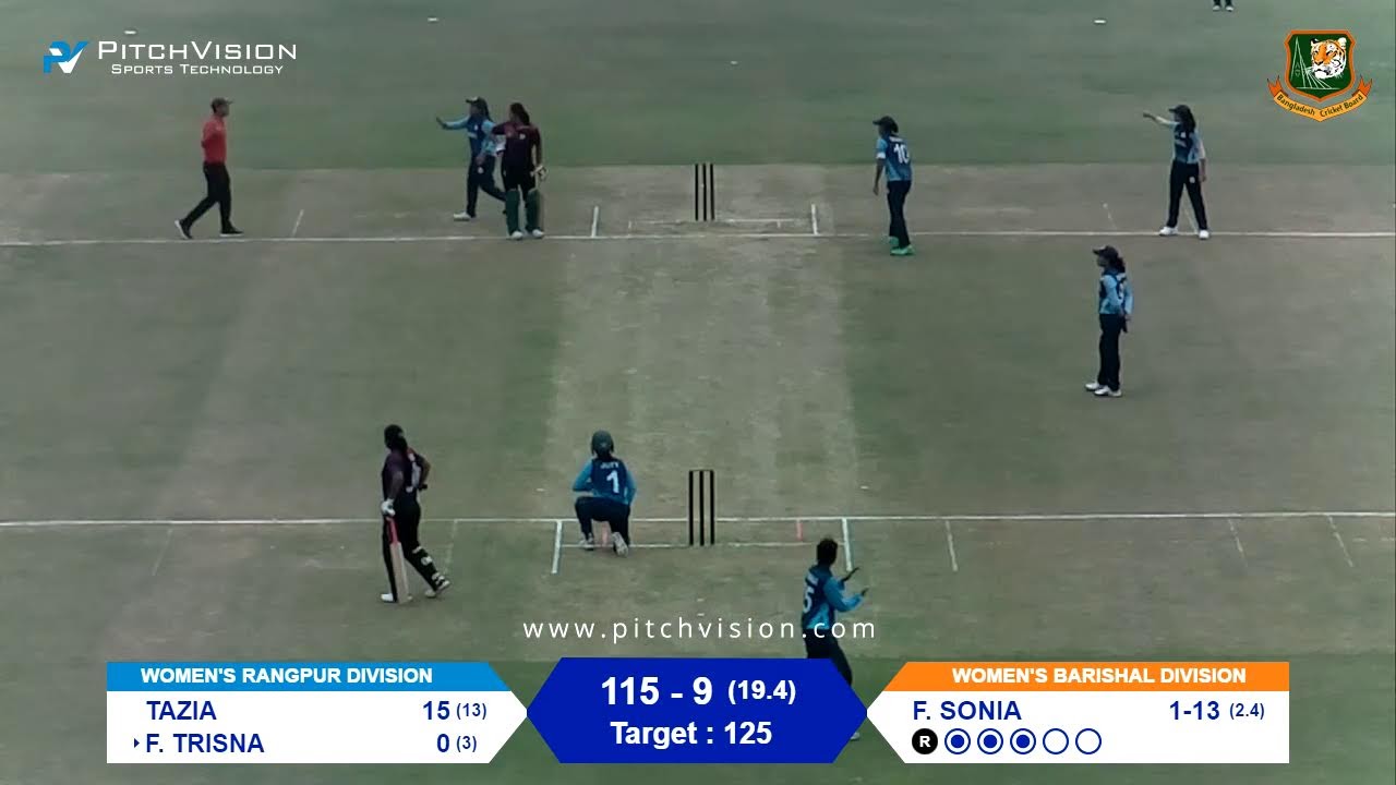 Live Cricket | BCB 12th Women's NCL 2022-2023 | Women's Rangpur ...