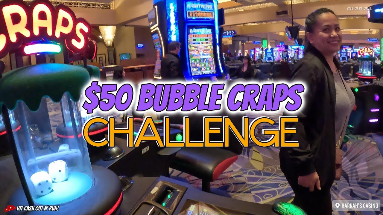 $150 BUBBLE CRAPS Challenge Hopping BUBBLE CRAPS machines with $50 each ...
