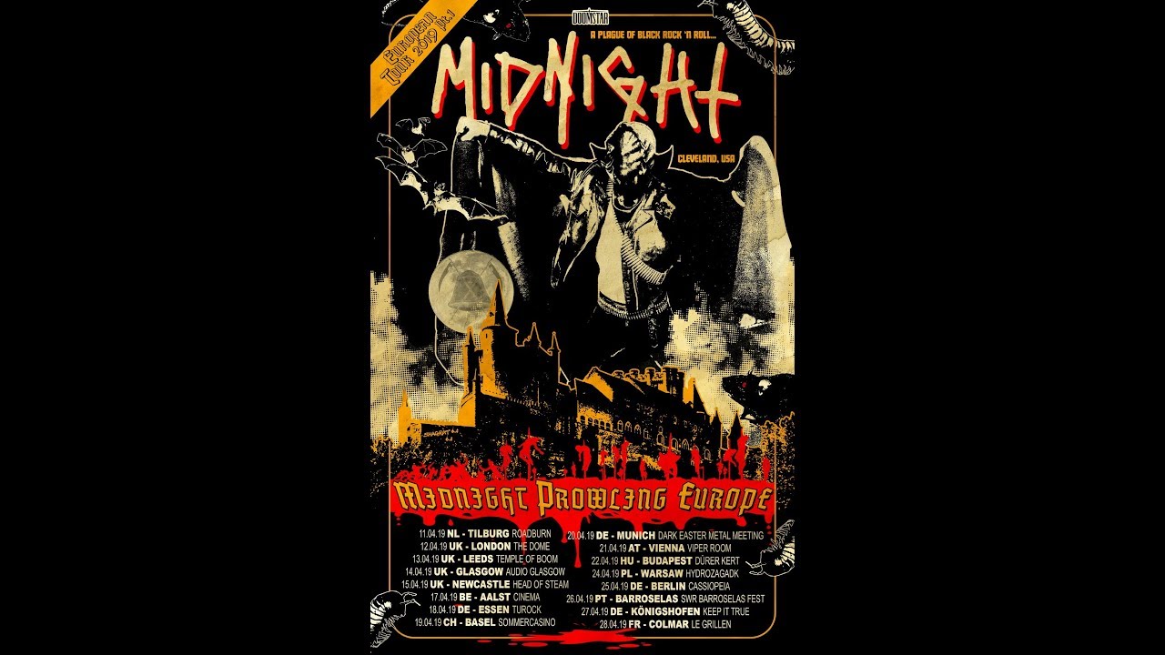 Midnight (US) - Live at Audio, Glasgow 14th April 2019 FULL SHOW HD ...