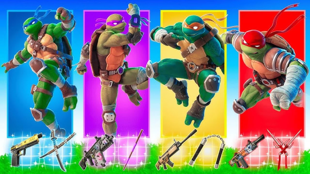 Fortnite TRYING OUT NEW TMNT MYTHIC - YouTube