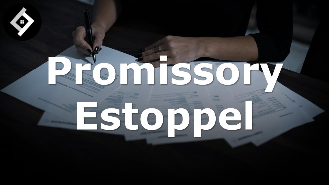 Promissory Estoppel | Contract Law | Full Lecture - YouTube