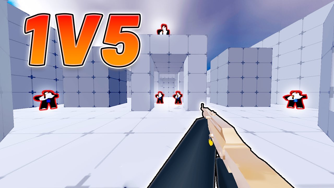 I had to 1V5 them.. (Roblox Rivals) - YouTube