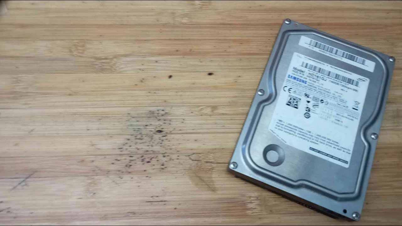 Samsung SpinPoint F1 (HD161GJ) Hard Drive Sounds - YouTube