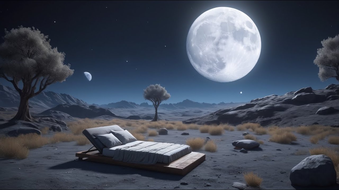 Night Moon Relaxation Lullaby | Relaxing Meditation for Baby Sleep ...