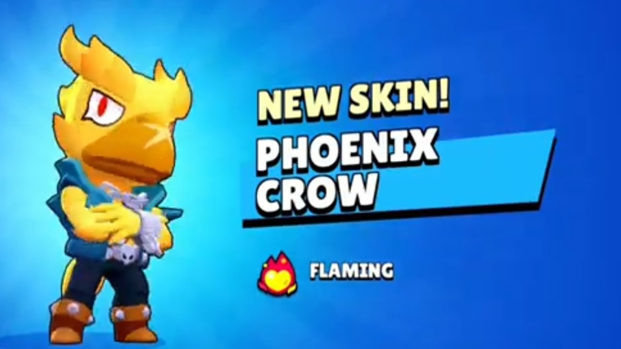 Brawl Stars | Brawl Ball | Phoenix Crow Flaming #brawlstars #brawlskins ...