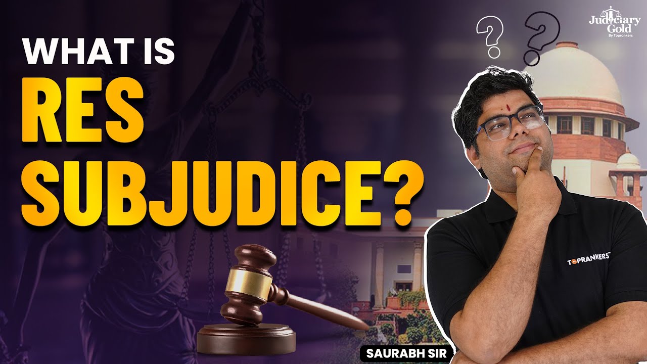 What Is Res Sub Judice In CPC Res Sub Judice Civil Procedure Code what-is-res-sub-judice-in-cpc-res-sub-judice-civil-procedure-code
