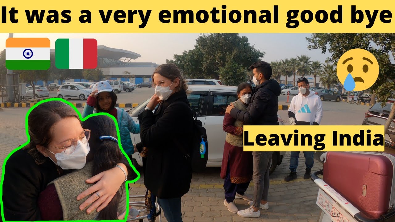 Saying Good Bye to Indian BF Family - YouTube