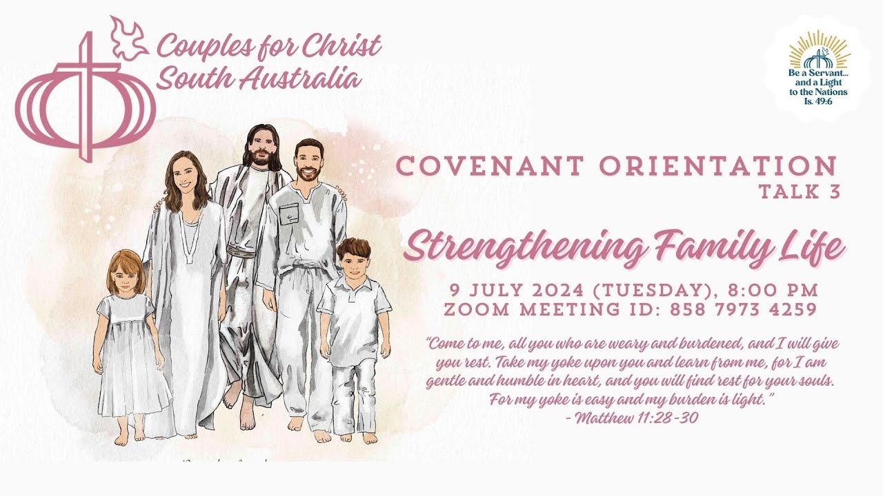 CFC CO Talk 3: Strengthening Family Life - YouTube