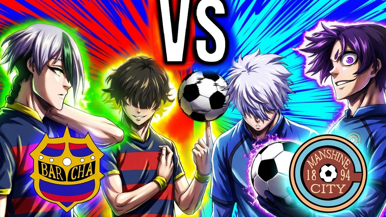 THE FINAL SHOWDOWN! Manshine City vs Barcha | Blue Lock Fan Animation ...