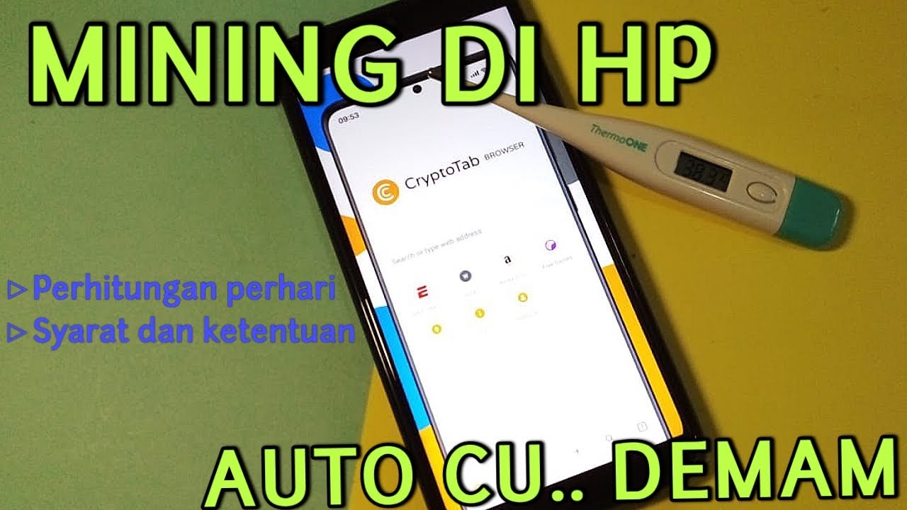 #MININGGAN TUTORIAL CARA MINING BITCOIN PAKAI HP | AUTO CUAN? #MINING # ...
