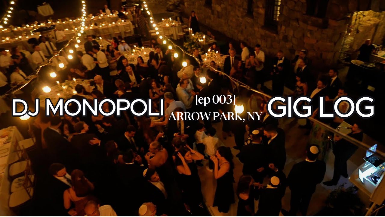 Wedding GIG LOG #3 | DJ Monopoli & Live Sax at Arrow Park NY | Lots of ...