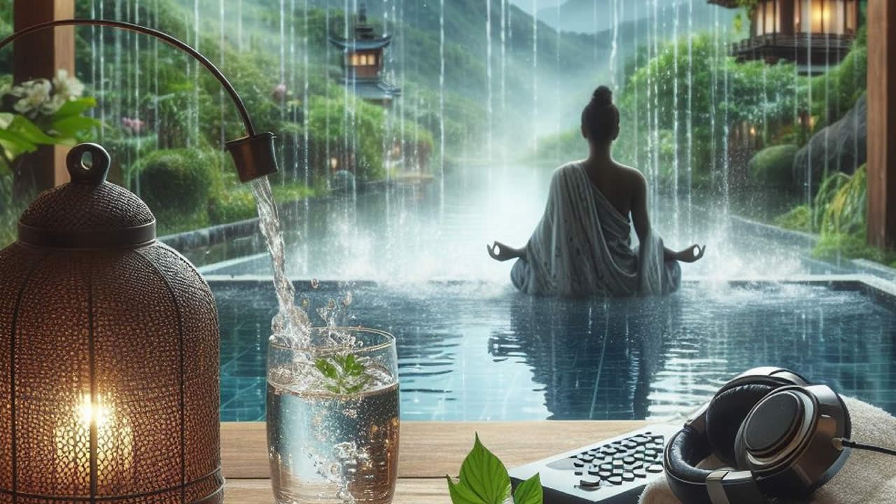 Musica rilassante con sottofondo rumore di acqua - YouTube