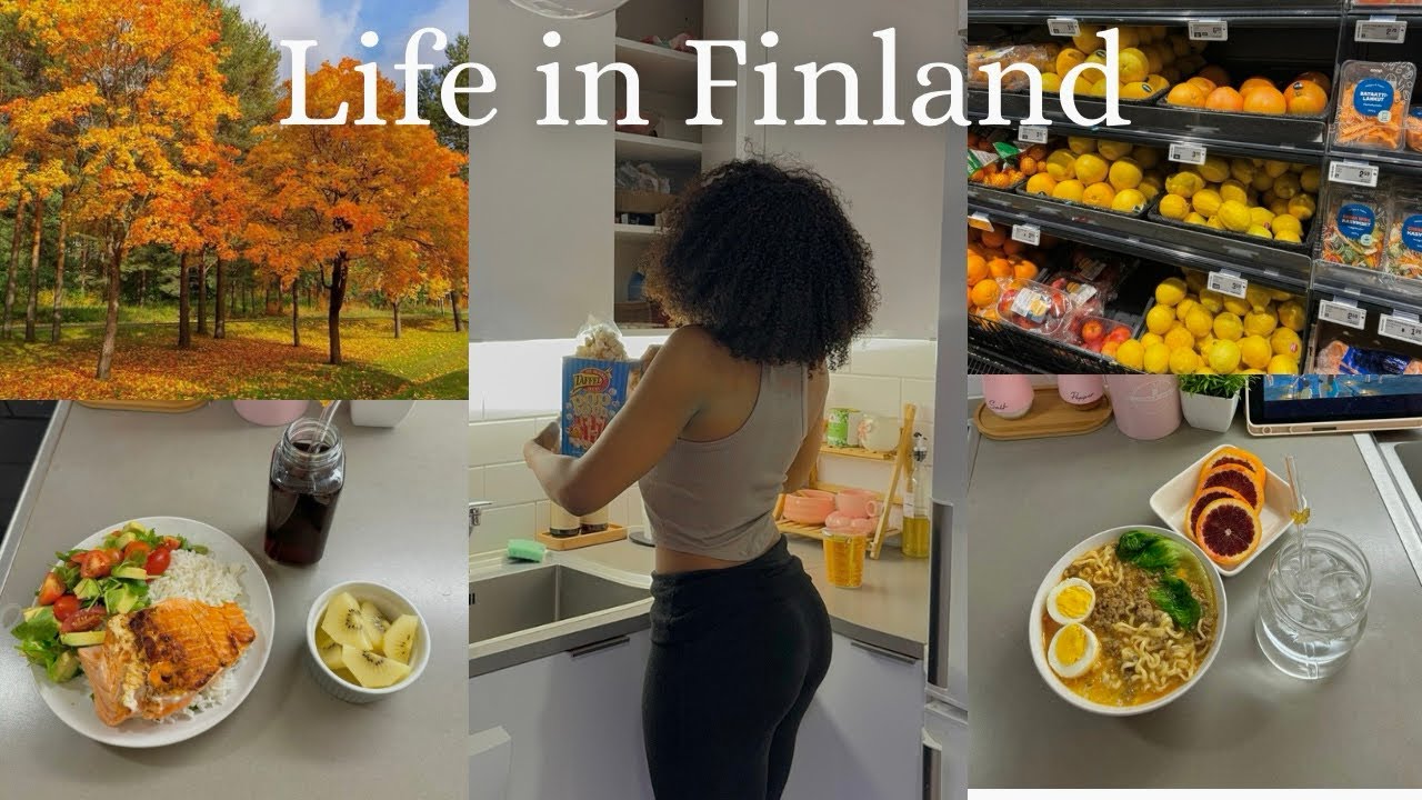 Days in my life in Finland | Living alone diaries | Grocery shopping ...