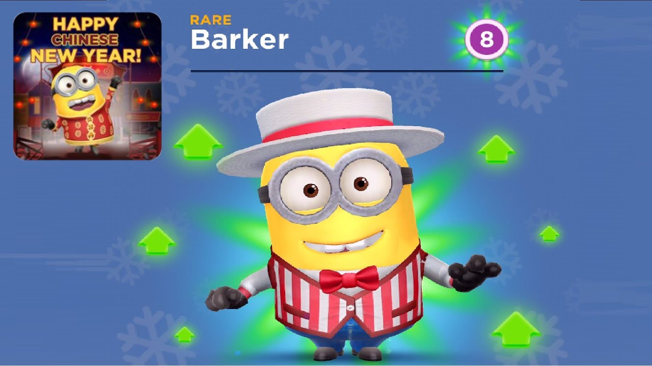Minion Rush Barker Costume Maxed Level Fullscreen Gameplay Walkthrough