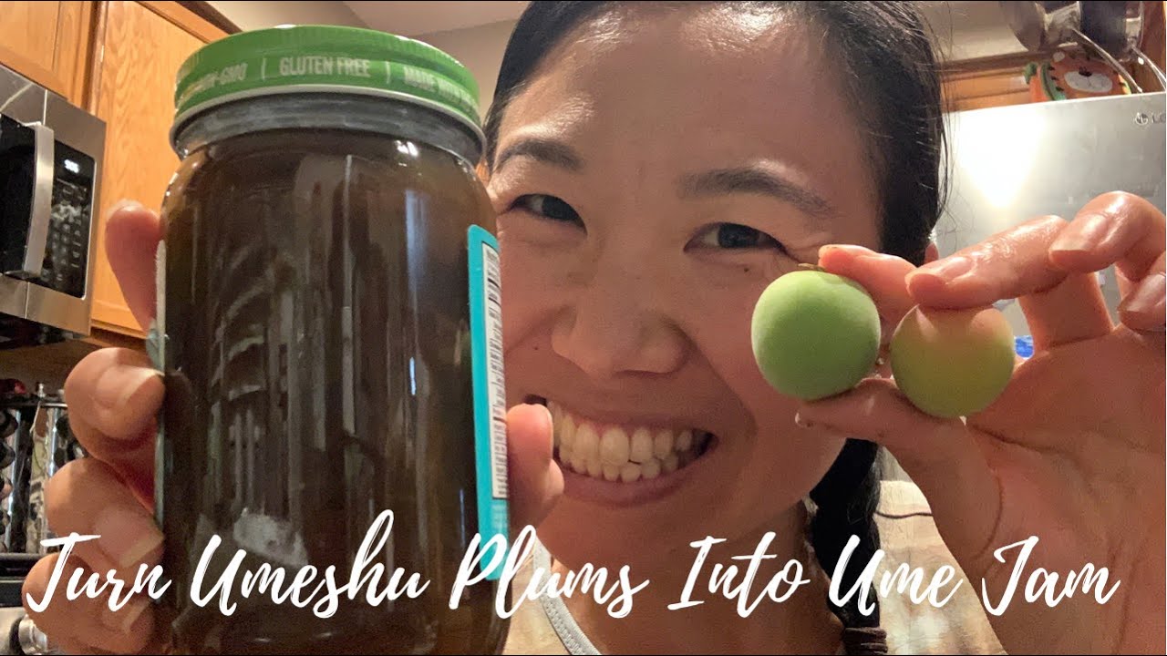 How to Make Ume Jam from Umeshu Plums - YouTube