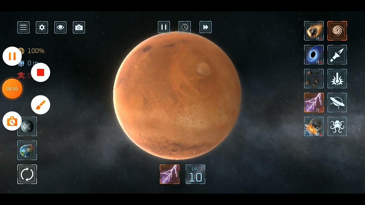 I destroy the mars in solar smash game | mein ne solar smash mein mars ...